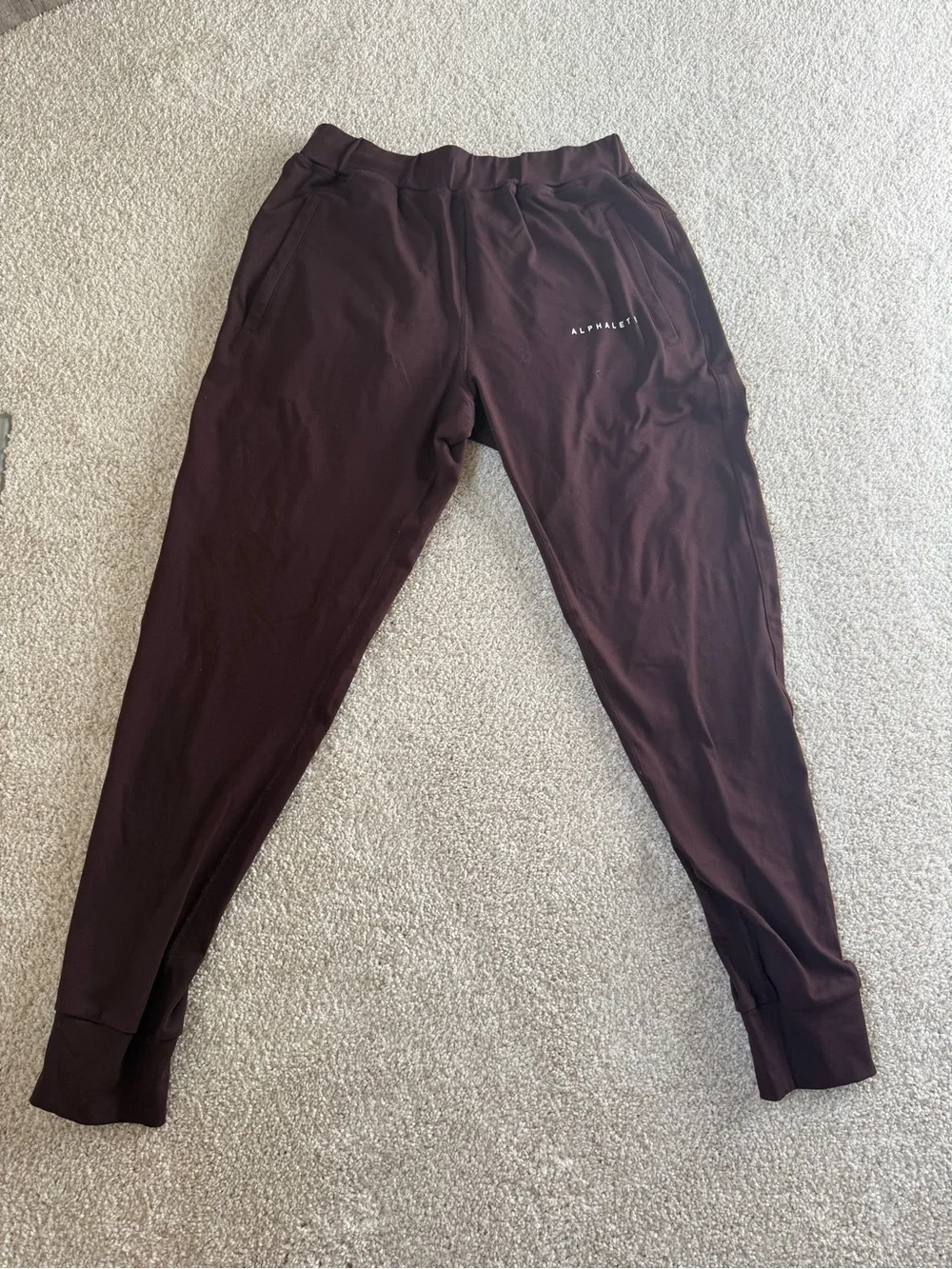 Alphalete | Pants | Alphalete Mens Maroon Slim Joggers | Poshmark